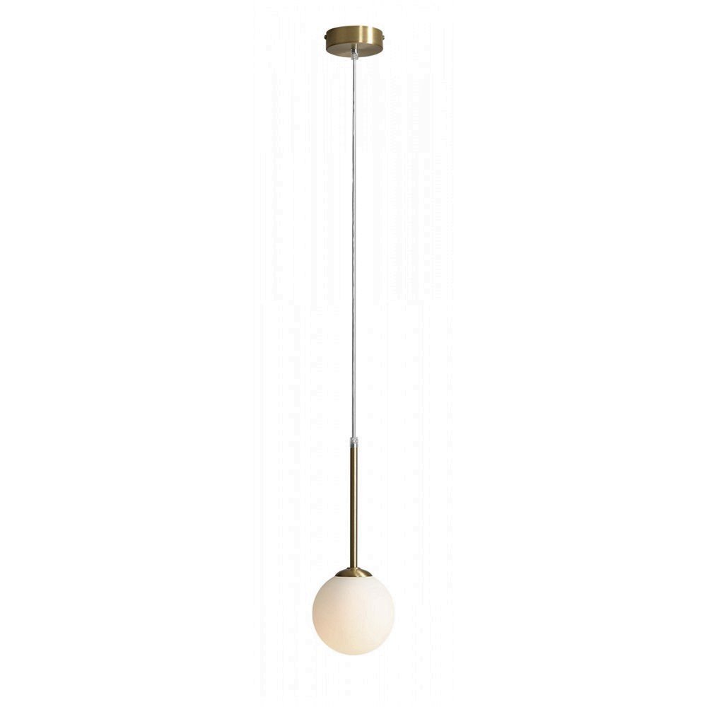 Stick - Loftlampe i messing og glas, ø 14 cm. kuppel - Pendler med 1 ...